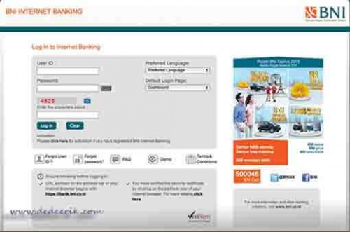 Cara Daftar dan Aktivasi BNI Internet Banking Personal
